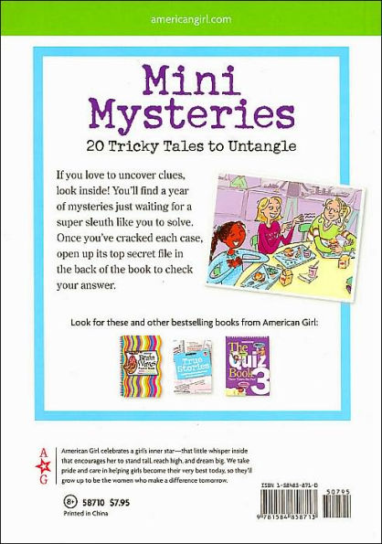 Mini Mysteries: 20 Tricky Tales to Untangle (American Girl Mysteries ...
