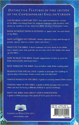 Holy Bible: Contemporary English Version by Staff of American Bible ...