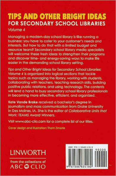 Tips and Other Bright Ideas for Secondary School Libraries: Volume 4 by ...