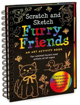 Scratch & Sketch Furry Friends (Trace-Along): An Art Activity Book by ...