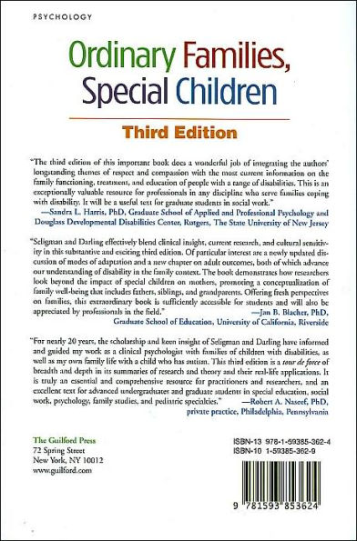Ordinary Families, Special Children: A Systems Approach to Childhood ...