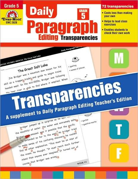 Daily Paragraph Editing Grade 5 Worksheets