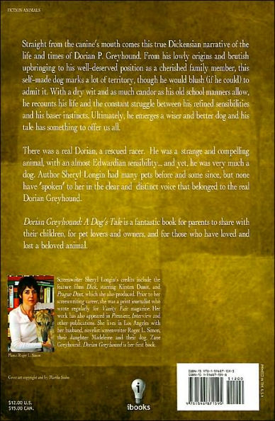 Dorian Greyhound - A Dog's Tale by Sheryl Longin, Paperback | Barnes ...