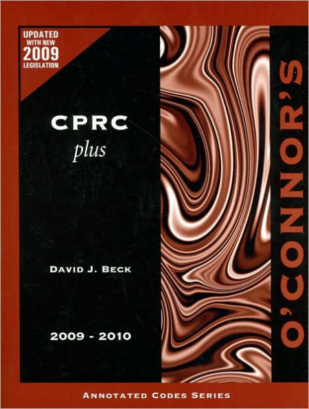 CPRC Plus 2009-2010 by David J. Beck | 9781598390810 | Paperback ...