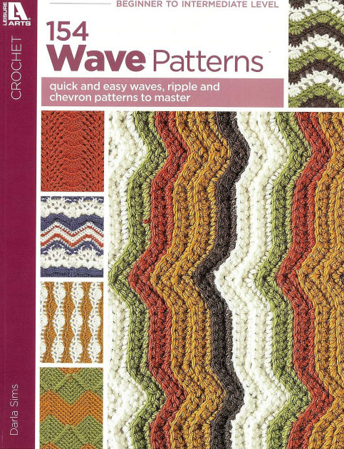 154 Crochet Wave Patterns by Darla Sims, Paperback | Barnes & Noble®