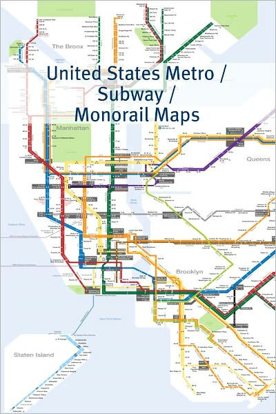 United States Metro / Subway / Monorail Maps by Golgotha Travel Series ...