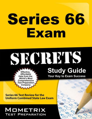 Series 66 Exam Secrets Study Guide by Series 66 Exam Secrets Test Prep ...