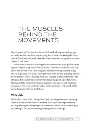 Gym-Free Journal: Bodyweight Workouts for Getting Ripped by Brett ...