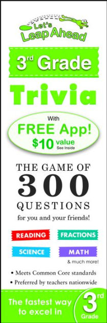 Let's Leap Ahead 3rd Grade Trivia Notepad: The Game of 300 Questions ...