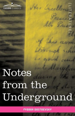 Notes From The Underground by Fyodor Dostoevsky, Paperback | Barnes ...
