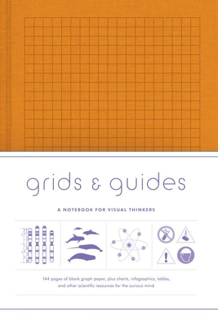 Grids & Guides Orange Notebook: A Notebook for Visual Thinkers by ...
