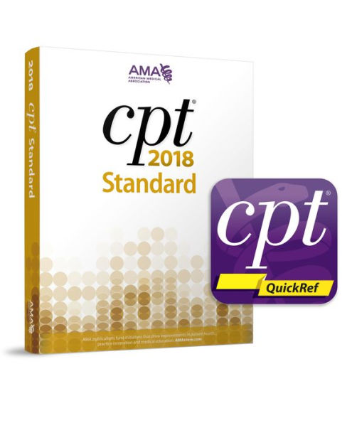 CPT 2018 Standard Codebook and CPT QuickRef App Package / Edition 1 by ...