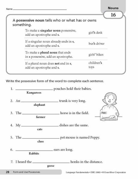 Language Fundamentals, Grade 3 Teacher Resource by Evan-Moor ...