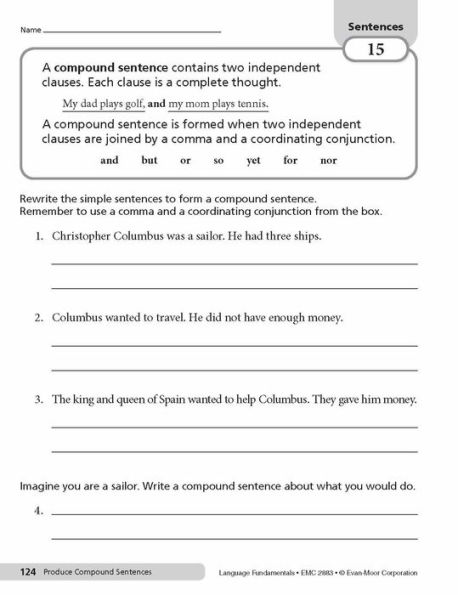 Language Fundamentals, Grade 3 Teacher Resource by Evan-Moor ...