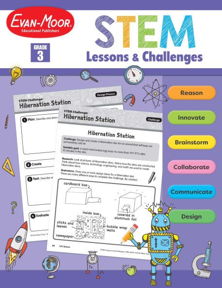 STEM Lessons and Challenges, Grade 3 Teacher Resource by Evan-Moor ...