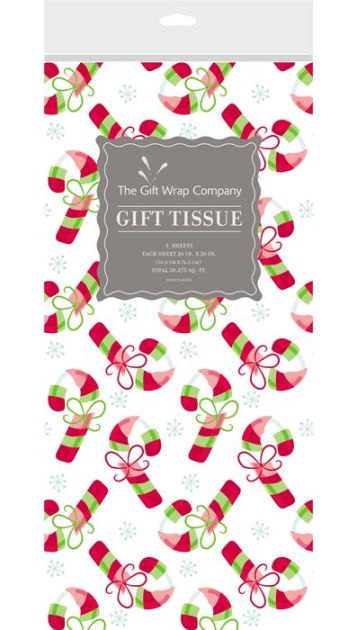 Tissue Candy Cane Christmas by Gift Wrap Co. by IG Design Group ...