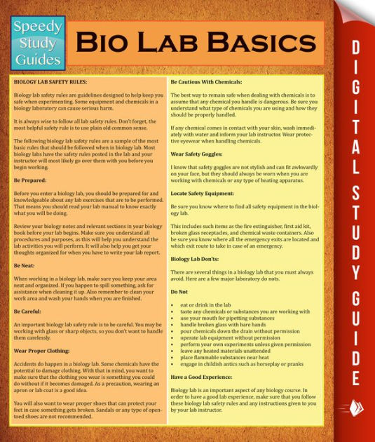 Bio Lab Basics by Speedy Publishing | eBook | Barnes & Noble®