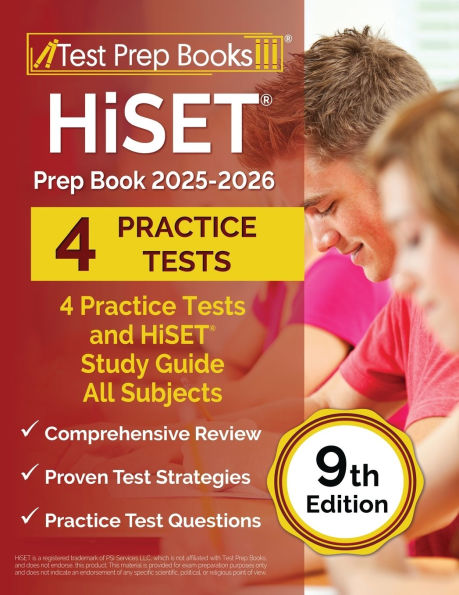 HiSET Prep Book 2024-2025: 4 Practice Tests and HiSET Study Guide All ...