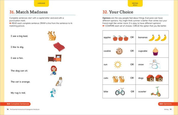 The Essential Homeschool Kindergarten Workbook: 135 Fun Curriculum ...