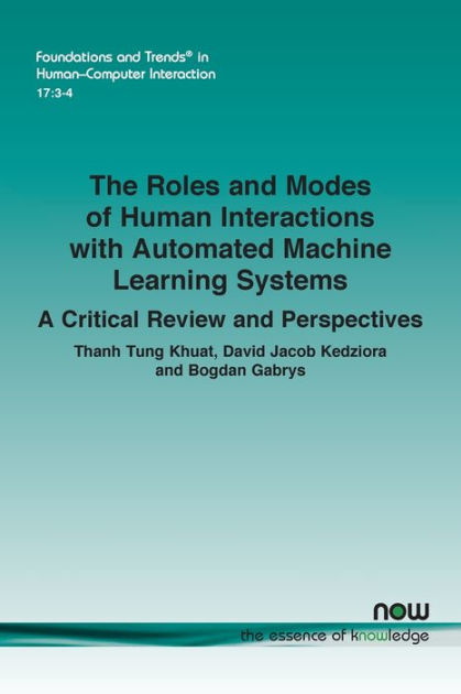 The Roles and Modes of Human Interactions with Automated Machine ...