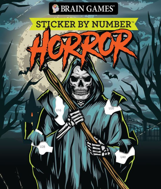 Sticker By Number Horror by PIL, Paperback | Barnes & Noble®