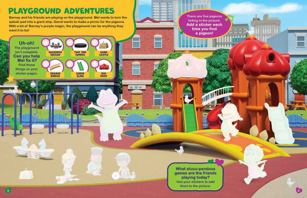 Barney: Super-Dee-Duper Sticker Book by Mattel, Paperback | Barnes & Noble®