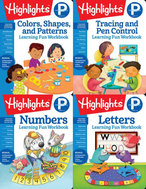 Highlights Preschool Learning Workbook Pack by Highlights Learning ...