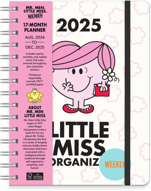 2025 Little Miss Organized Deluxe Compact Flexi Planners (17 months ...