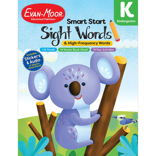 Smart Start: Sight Words & High-Frequency Words, Kindergarten Workbook ...