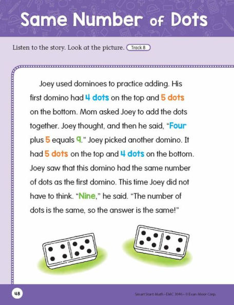 Smart Start: Math Stories and Activities, Grade 1 Workbook by Evan-Moor ...
