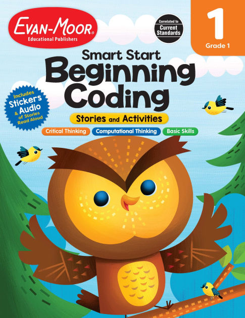 Smart Start: Beginning Coding Stories and Activities, Grade 1 Workbook ...