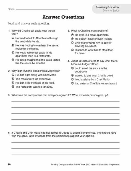 Reading Comprehension: Paired Text, Grade 4 Teacher Resource by Evan ...