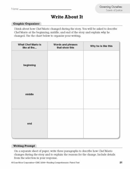 Reading Comprehension: Paired Text, Grade 4 Teacher Resource by Evan ...