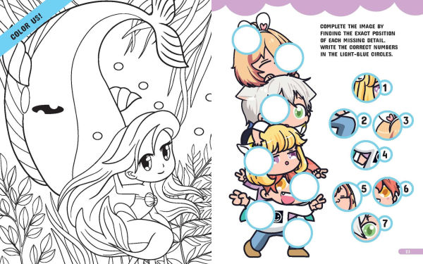 The Kawaii Chibi Activity Book for Kids: Super-Cute Anime- and Manga ...