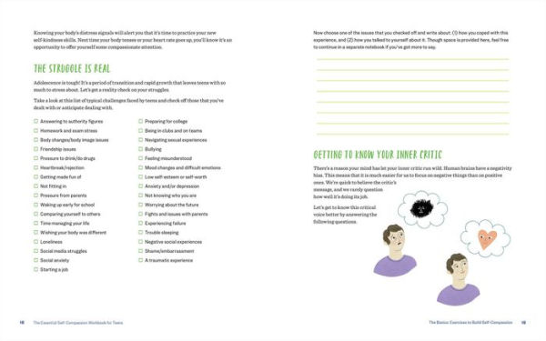 The Essential Self Compassion Workbook for Teens: Overcome Your Inner ...