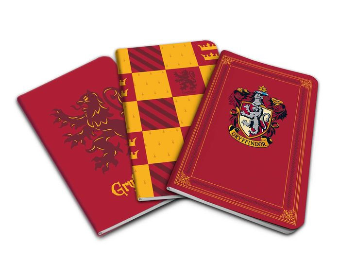 Harry Potter: Gryffindor Pocket Notebook Collection (Set of 3) by ...