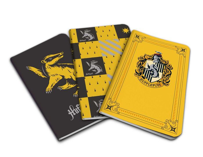 Harry Potter: Hufflepuff Pocket Notebook Collection (Set of 3) by ...