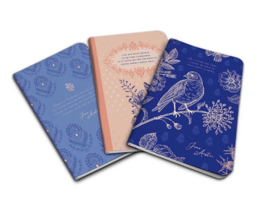 Jane Austen Sewn Notebook Collection (Set of 3) by Insight Editions ...