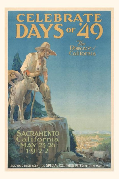Vintage Journal Poster for Gold Rush Days by Found Image Press ...