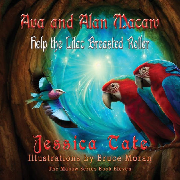 Ava and Alan Macaw Help a Lilac Breasted Roller by Jessica Tate, Bruce ...