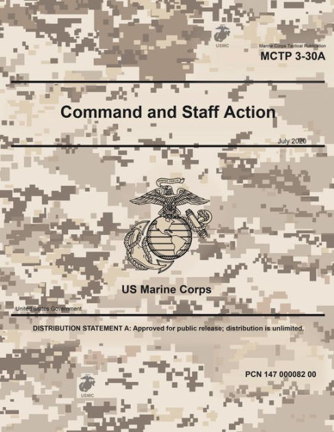 Marine Corps Tactical Publication MCTP 3-30A Command and Staff Action ...