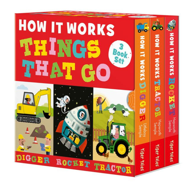 How it Works Boxed Set: Digger; Rocket; Tractor by Amelia Hepworth ...