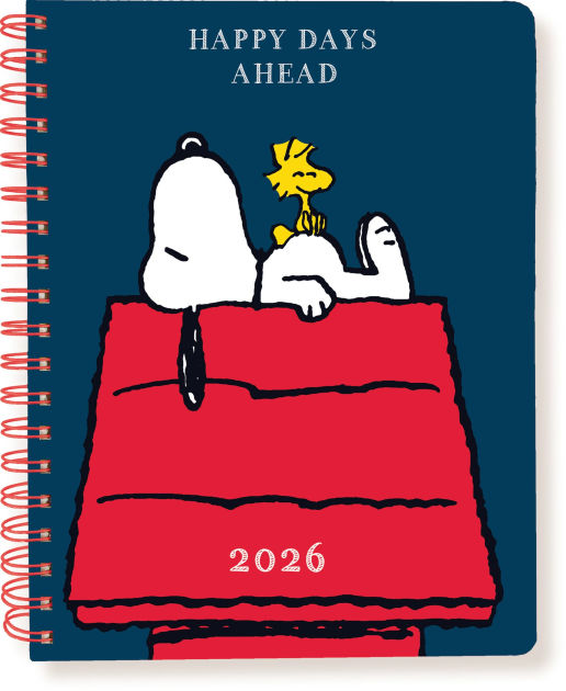2025-2026 Peanuts Happy Days Ahead 8x10 Frosted Cover Planner by ...