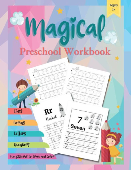 Magical Preschool Workbook: Preschool Tracing and Pen Control Lines and ...