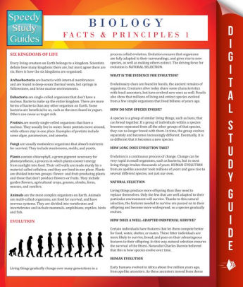 Biology Facts And Principles 1 (Speedy Study Guides) by Speedy ...