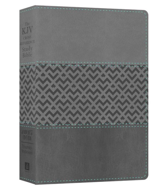 The KJV Cross Reference Study Bible Students' Edition Indexed [Charcoal ...