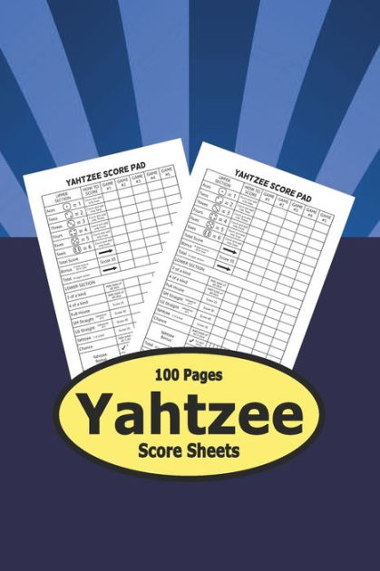 Yahtzee Score Sheets - 100 Pages: Pocket Small Size by Brian Outland ...