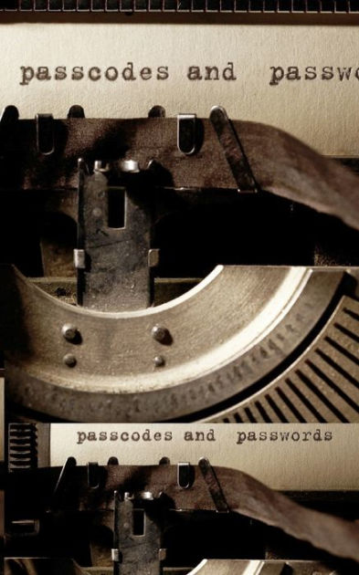 passwords and passcodes creative blank journal: passwords and passcodes ...