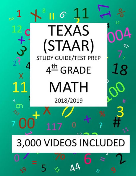 4th Grade TEXAS STAAR, MATH: 2019: 4th Grade Texas Assessment Academic ...