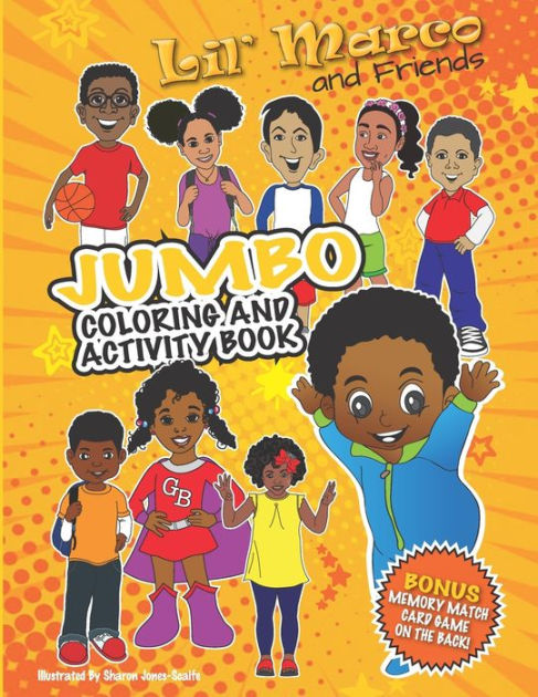 Lil' Marco and Friends Jumbo Coloring and Activity Book by Sharon Jones ...